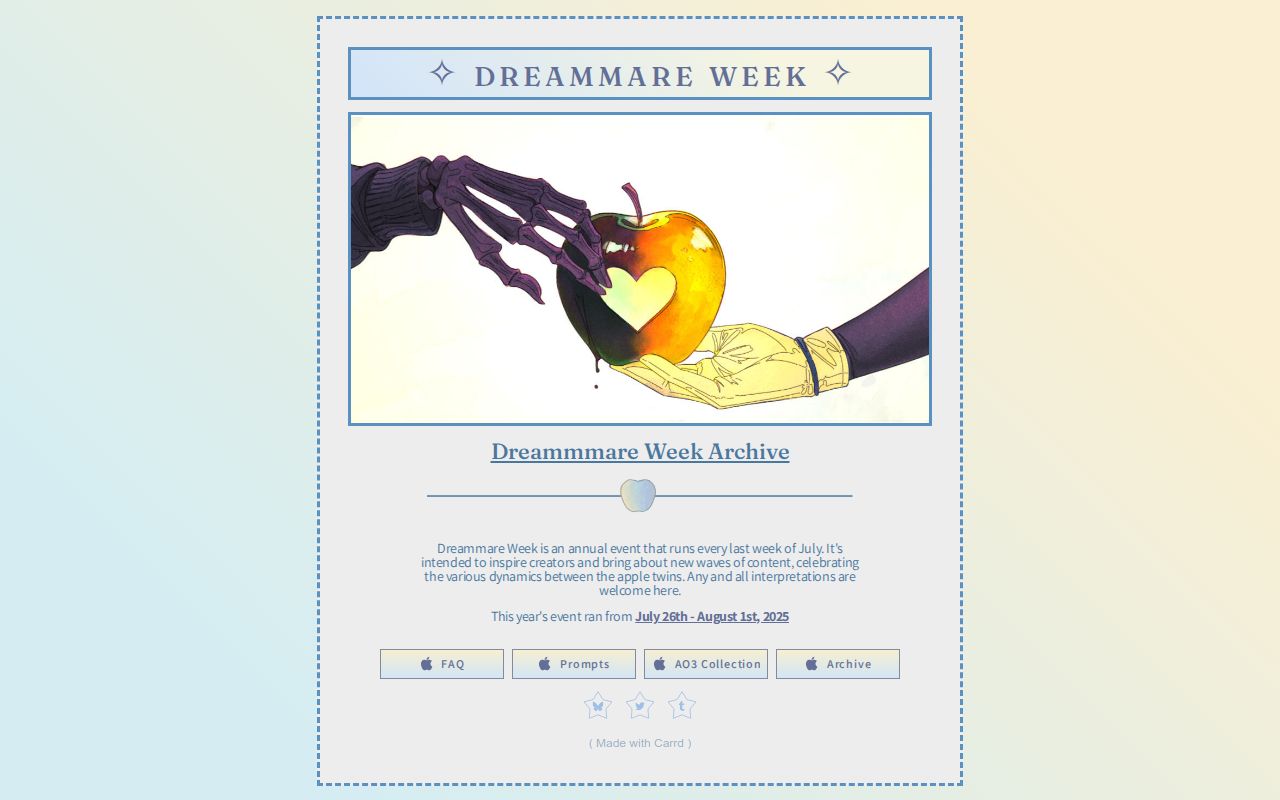 Dreammare Week